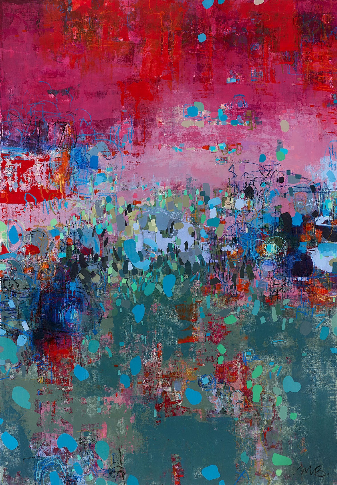 Green Heart | Contemporary Artwork | Originals | London – Melanie Berman